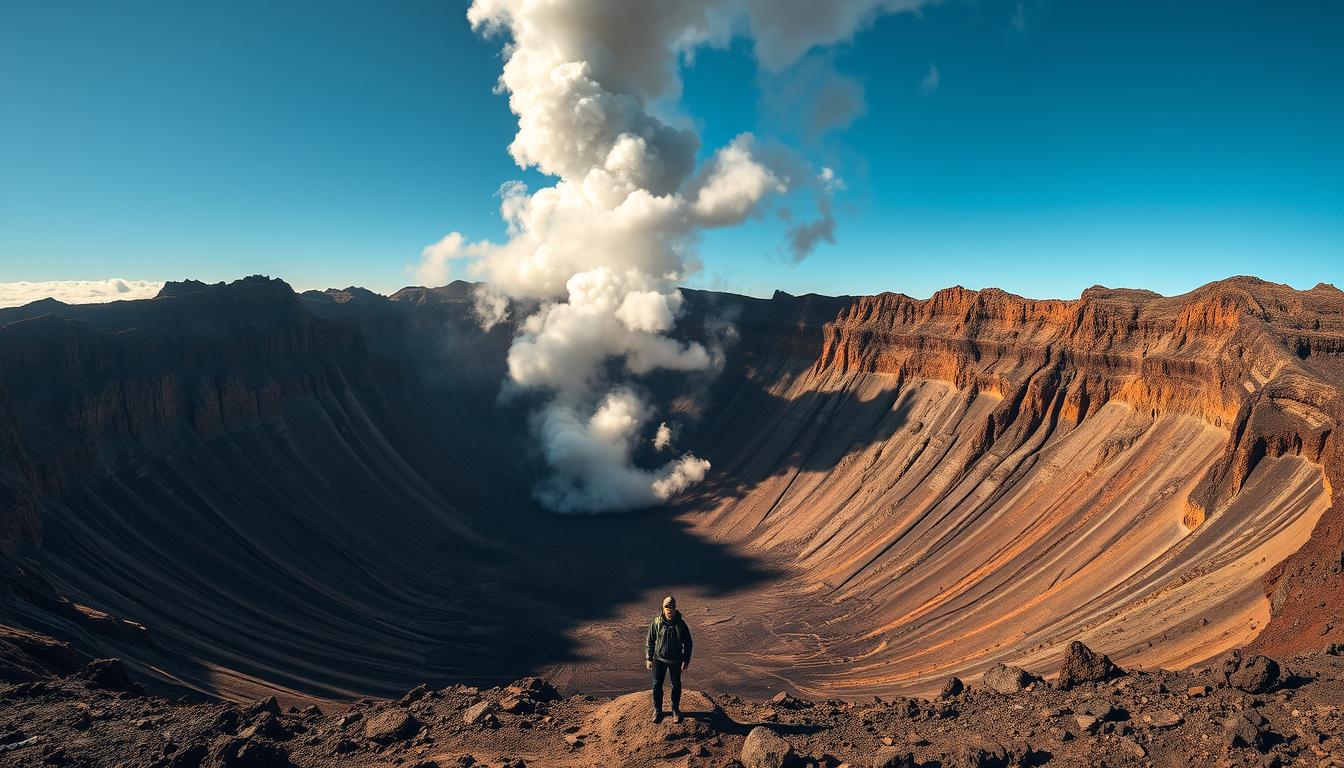 Discovering a Volcano’s Crater – Story Pit