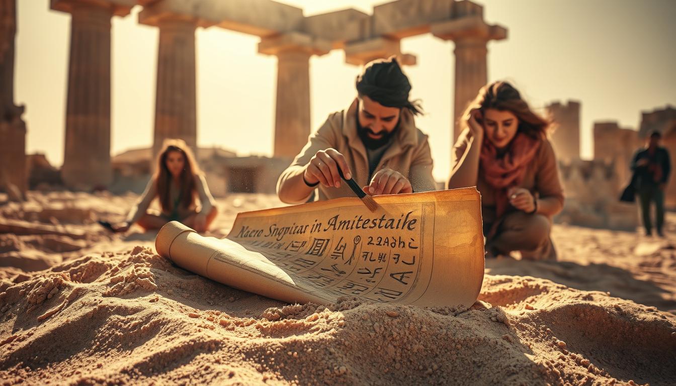 Finding a Papyrus Scroll – Story Pit